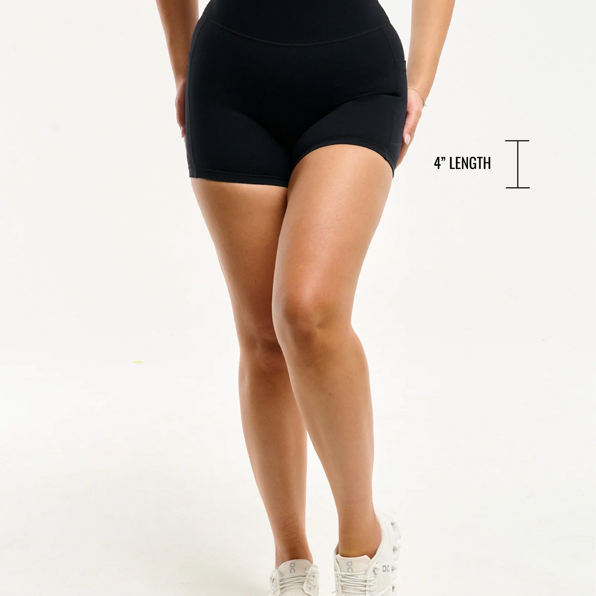 Ascend Pocket Shorts 4" in Black | Buttery Soft, Ultra-Stretch Shorts ...