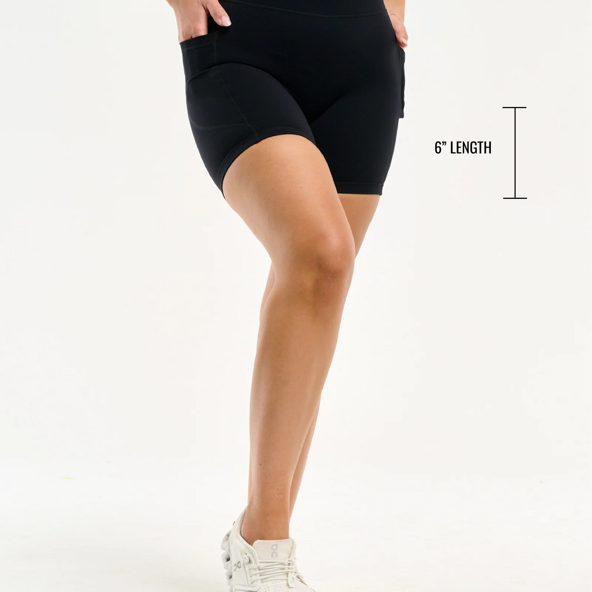 Ascend Pocket Shorts 6" in Black | Buttery Soft, Ultra-Stretch Shorts ...
