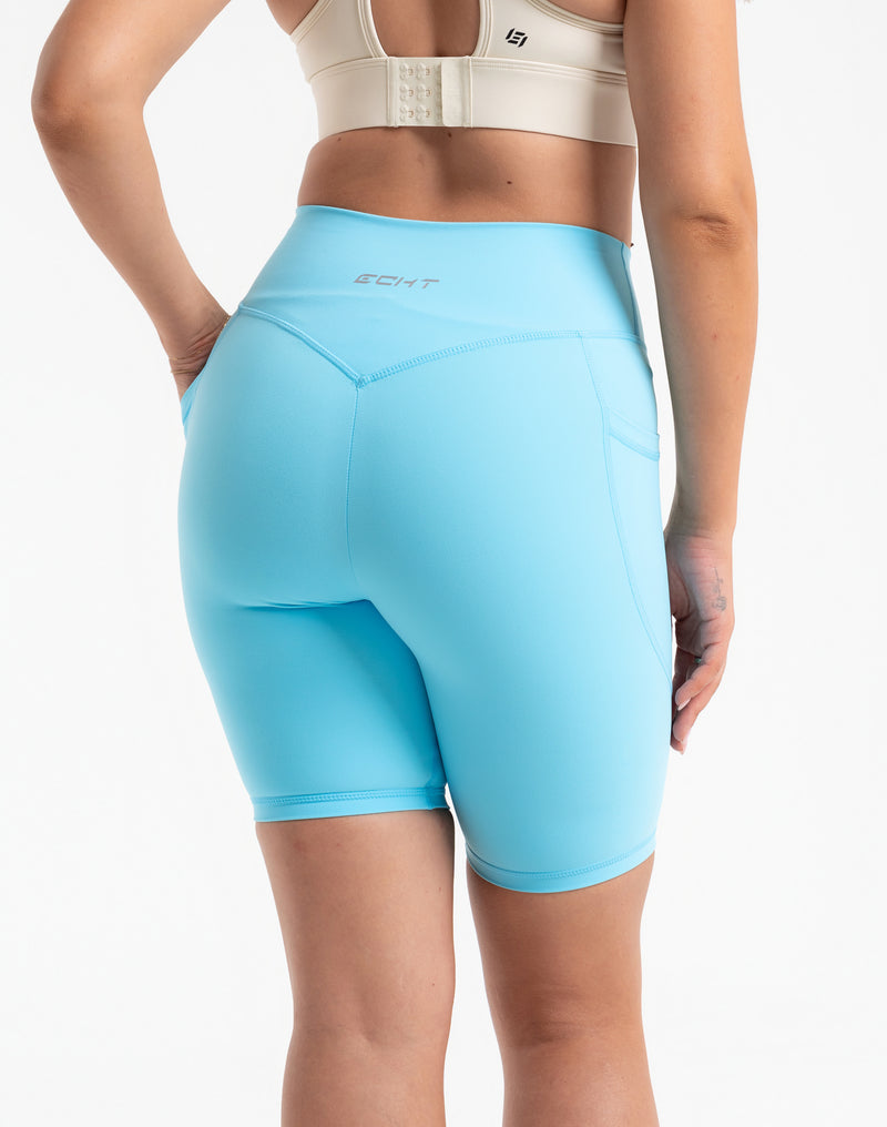 Ascend Pocket Shorts 8" in Baby Blue | Buttery Soft, Ultra-Stretch ...