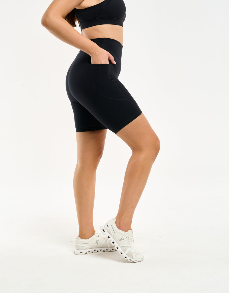 Ascend Pocket Shorts 8" in Black | Buttery Soft, Ultra-Stretch Shorts ...