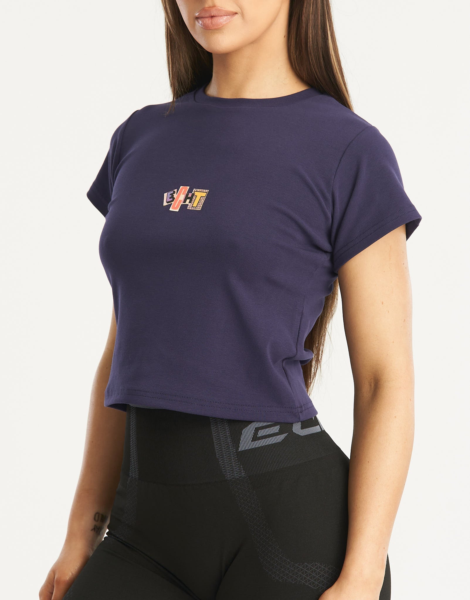 Tennis Sweat Sports Bra | Navy Blue Sports Bra | ECHT