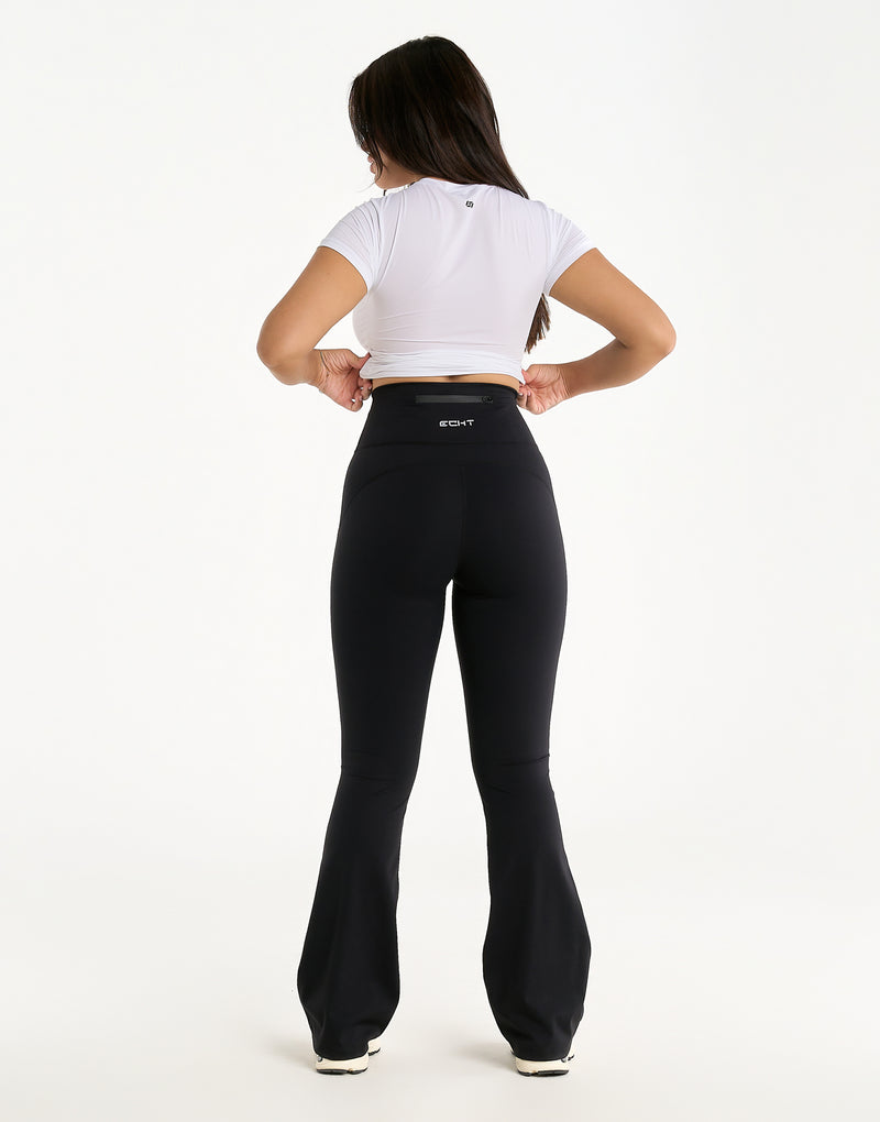Black Flare Leggings | Flare Tights | ECHT