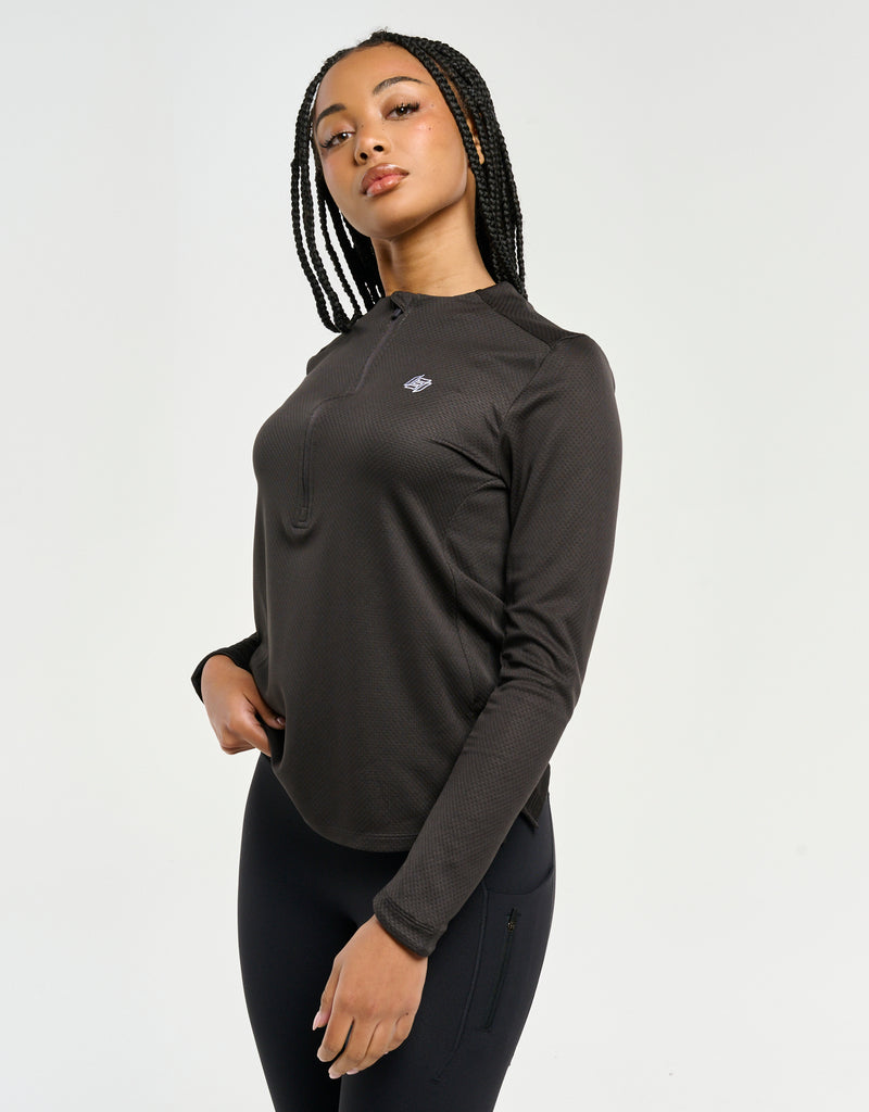 Velocity Quarter Zip Running Top | Breathable, Lightweight Long Sleeve ...