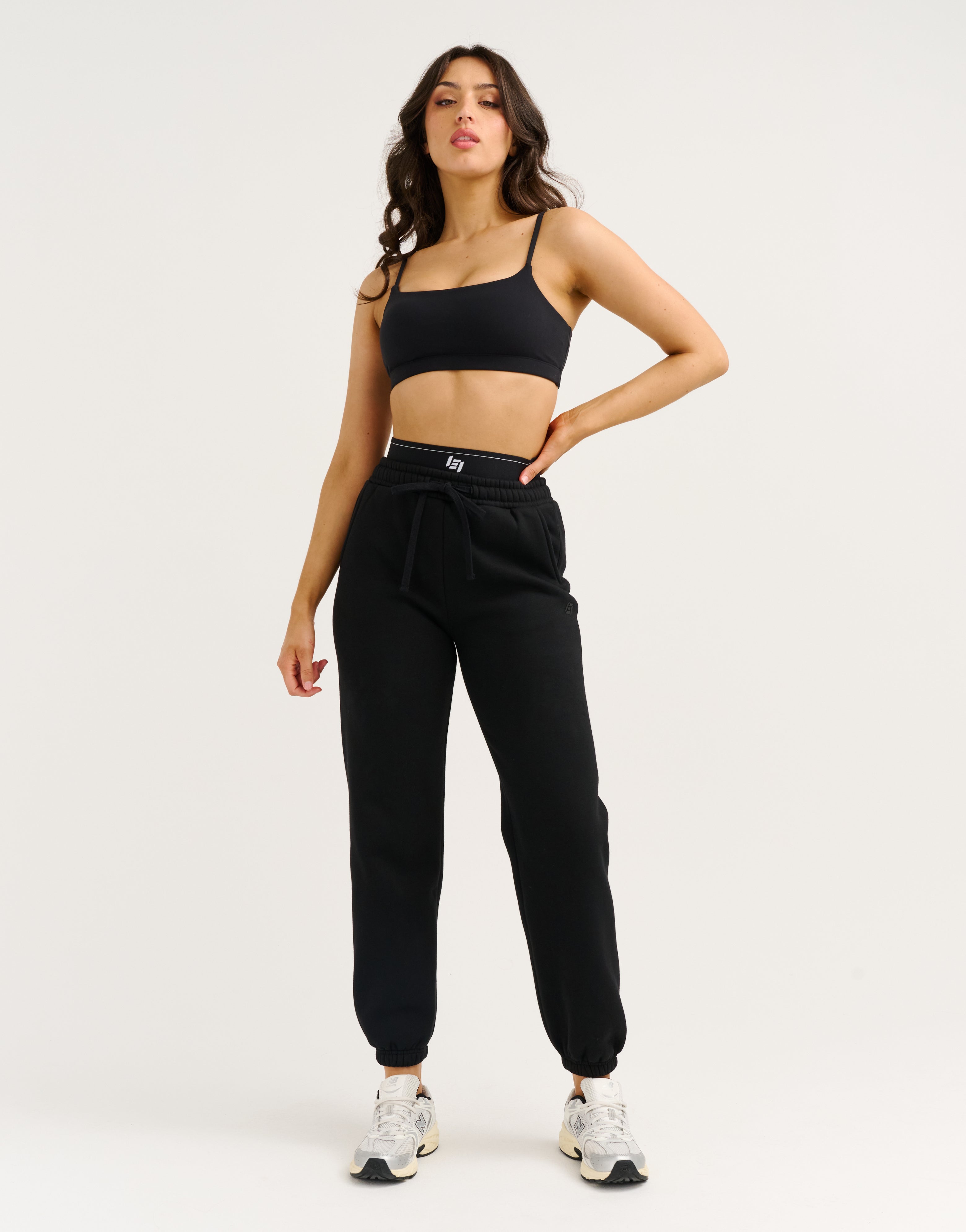 Elemental Layered Jogger Sweatpants | Black Joggers | ECHT